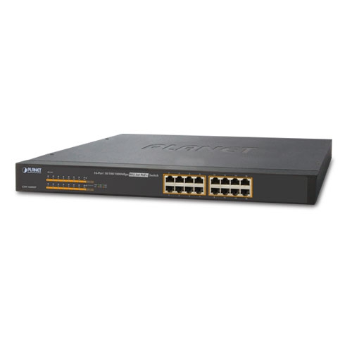 Switch PoE Planet GSW-1600HP 16-Port 10/100/1000 giá rẻ