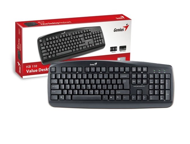 Bàn phím Genius KB 110X USB chính hãng