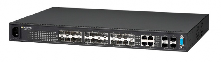 Switch VOLKTEK MEN-4532B-24 Port SFP Gigabit Full L2 Managed FTTH Fiber ...