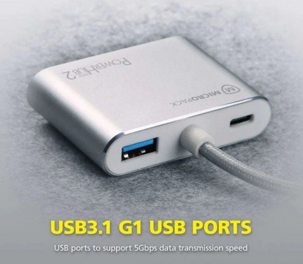 Hub 4 Cổng USB-C MicroPack Digital AV Multiport Adapter - MDC-4V - Bạc ...