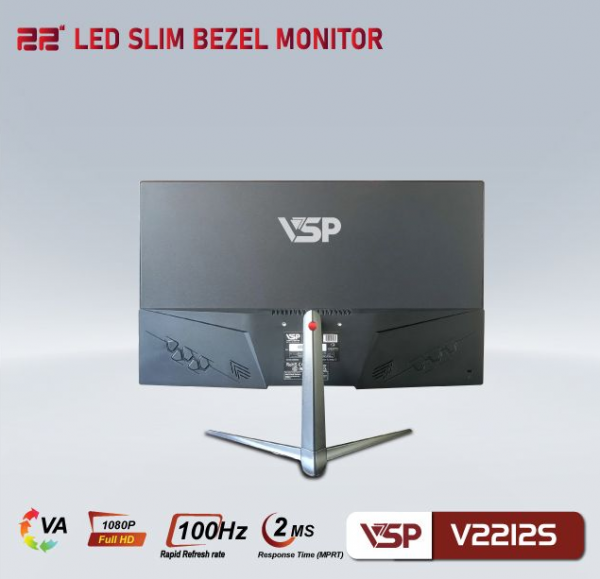 Màn hình LCD 22 INCH VSP V2212S FullHD 100Hz 2MS VA Đen - Phân phối ...