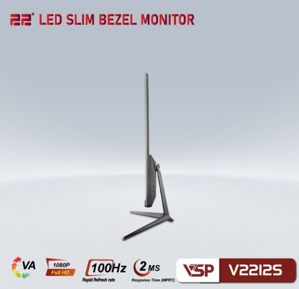Màn hình LCD 22 INCH VSP V2212S FullHD 100Hz 2MS VA Đen - Phân phối ...